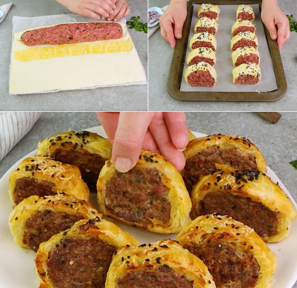 Pain de viande en pâte feuilletée : recette simple et délicieuse ! - Zbayl