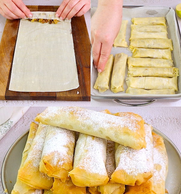 Milopitakia : la délicieuse gourmandise à base de pâte phyllo que tout ...