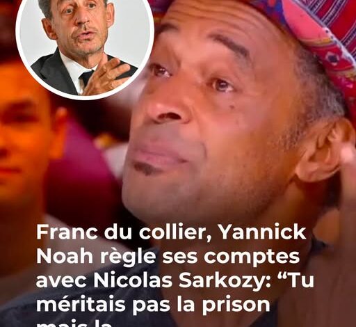 Yannick Noah révèle ce poste qu'il n'acceptera jamais au gouvernement ...